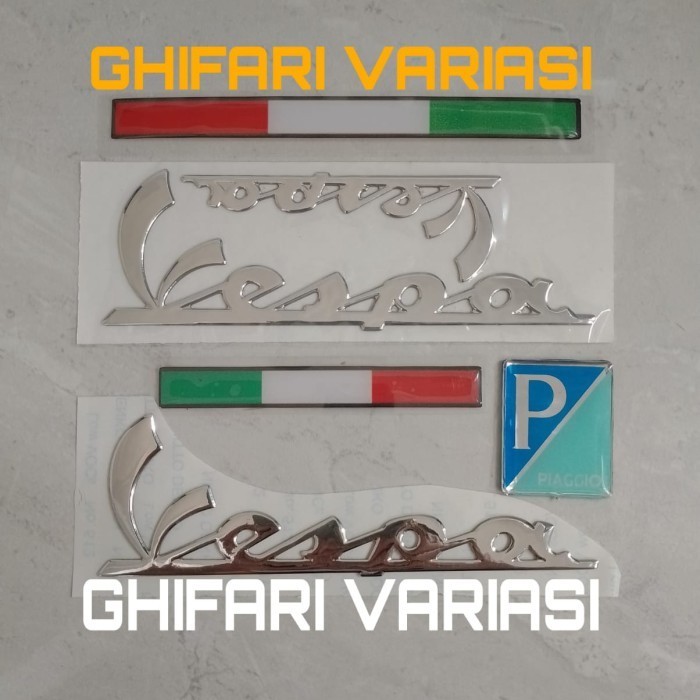 Jual Emblem/Logo/Stiker Motor Uwinfly T3 Super Tulisan Vespa Harga ...