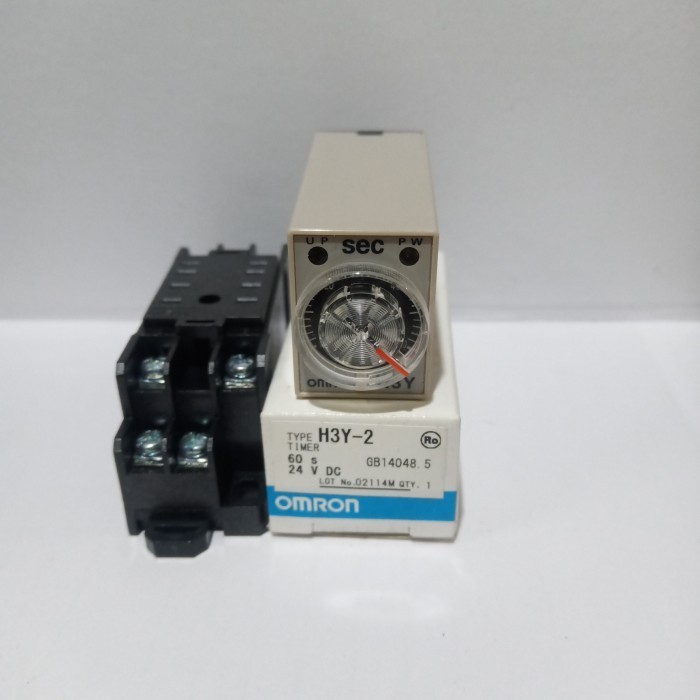 Jual time delay omron h3y-2 24v 60sec original | Shopee Indonesia
