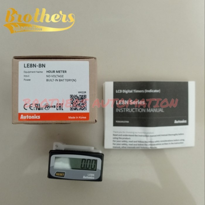 Jual Hour Meter LE8N-BN Autonics | Shopee Indonesia