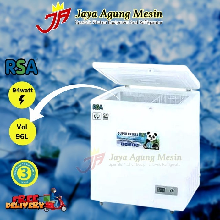 Jual NEW RSA FREEZER BOX CF 110 / CF110 100 LITER ORIGINAL | Shopee ...