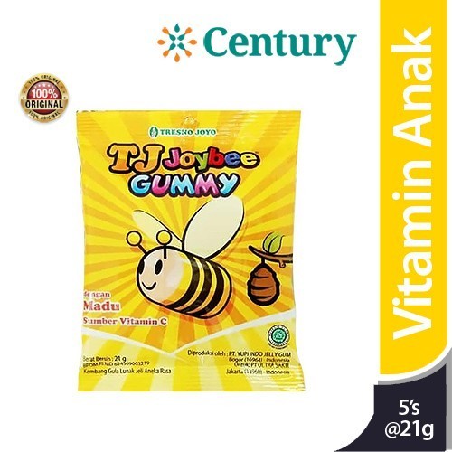 Jual Tj Joybee Gummy 1 sachet 21 gr/Gummy permen madu/ Anak/Vitamin C ...