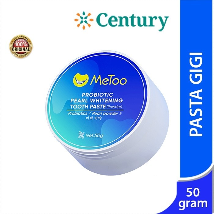 Jual MeToo Teeth Probiotic Pasta Whitening Tooth Powder 50g | Shopee ...
