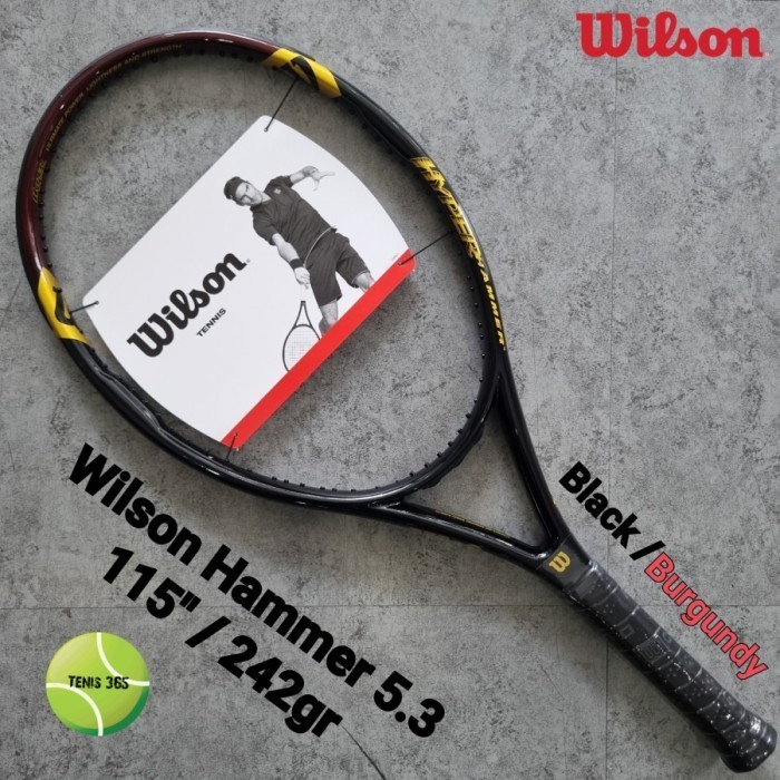 Jual Raket Tenis Wilson Hyper Hammer 5.3 ( 115" / 242Gr ) | Shopee ...