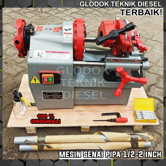 Jual Mesin Senai Pipa Listrik 1/2" - 2" Pipe Threading Machine 2 Inch ...