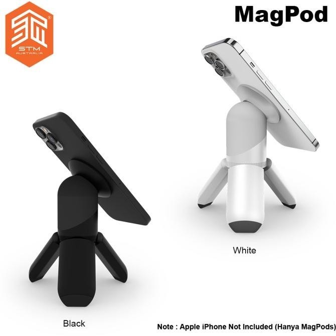 Jual STM MagPod for iPhone MagSafe Snap On Phone Stand Portable TriPod ...