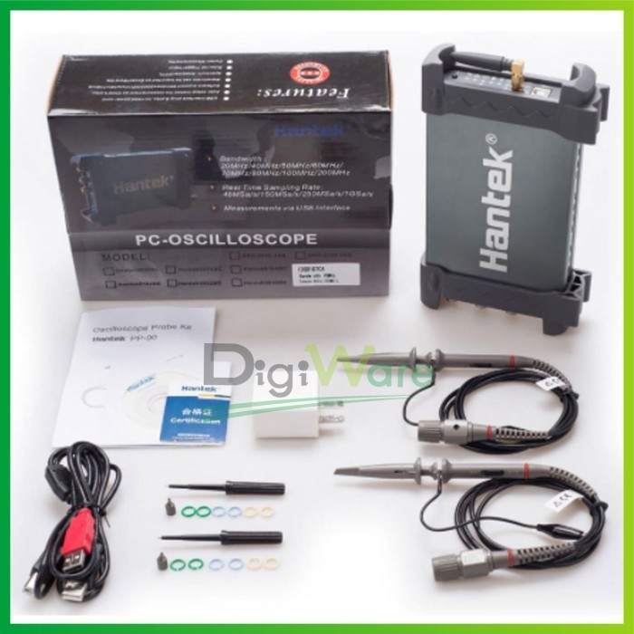 Jual Digital Oscilloscope Hantek iDSO1070A WiFi USB Osiloskop 70 MHz 2 ...
