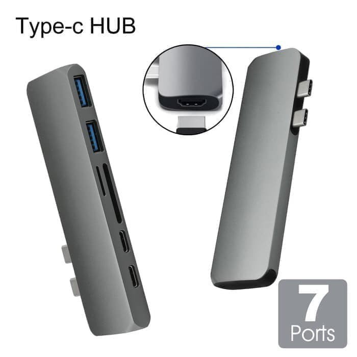 Jual HARGA DISC - Type c 7 IN 1 adapter Multiport for Macbook Pro ...