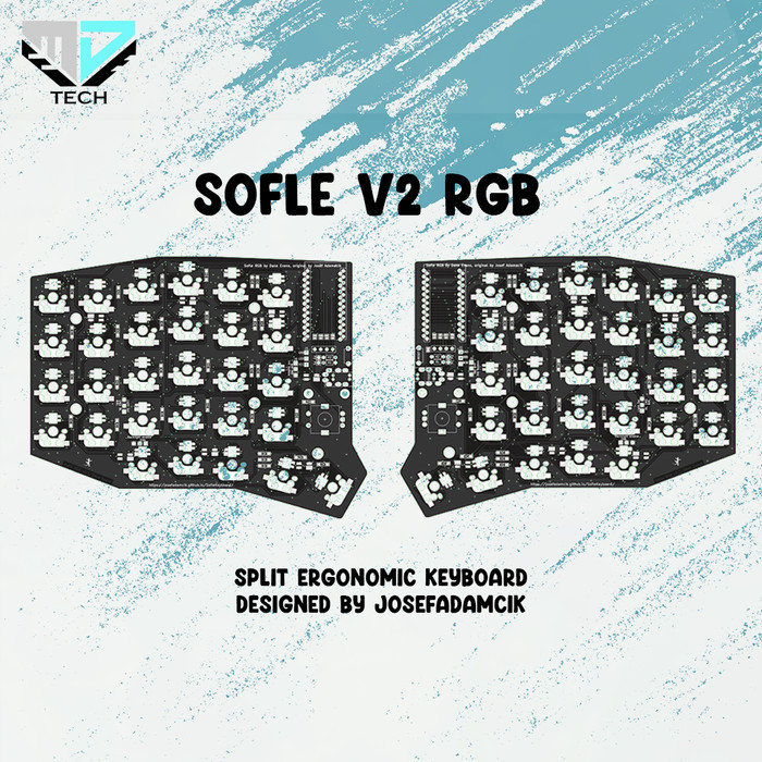 Jual PCB Sofle V2 RGB DIY Mechanical Split Keyboard Ergonomic Knob ...