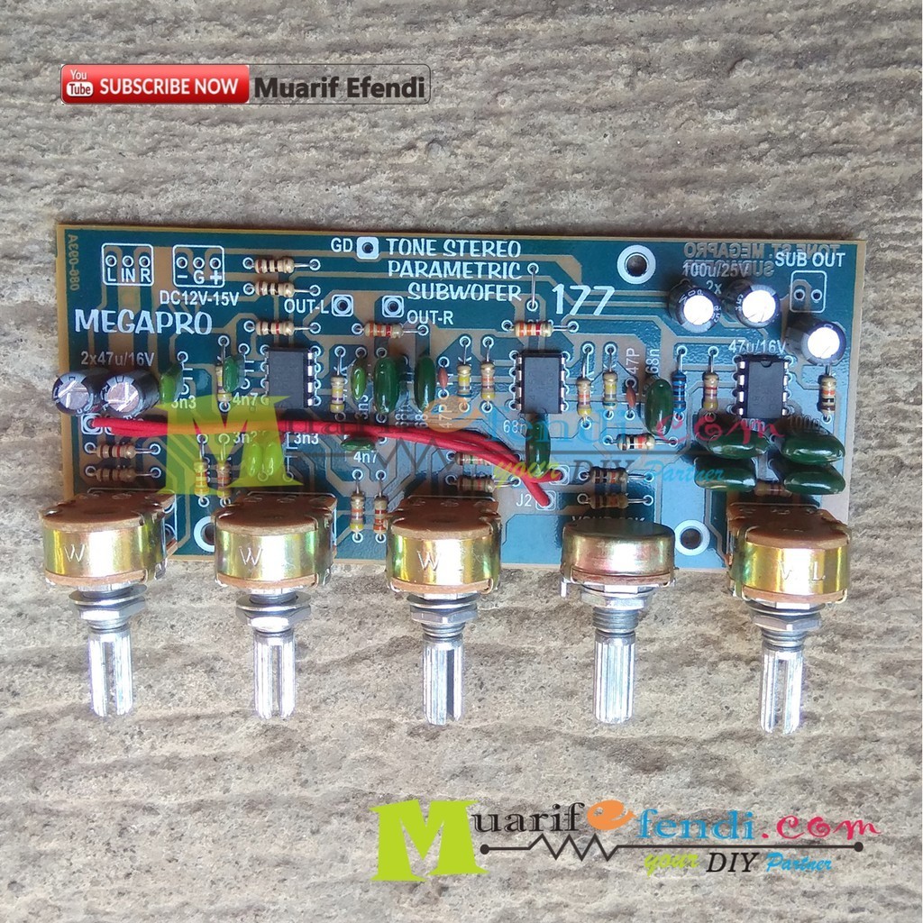 Jual KIT Tone Control Stereo PARAMETRIC PARAMETRIK SUBWOOFER FREKUENSI ...