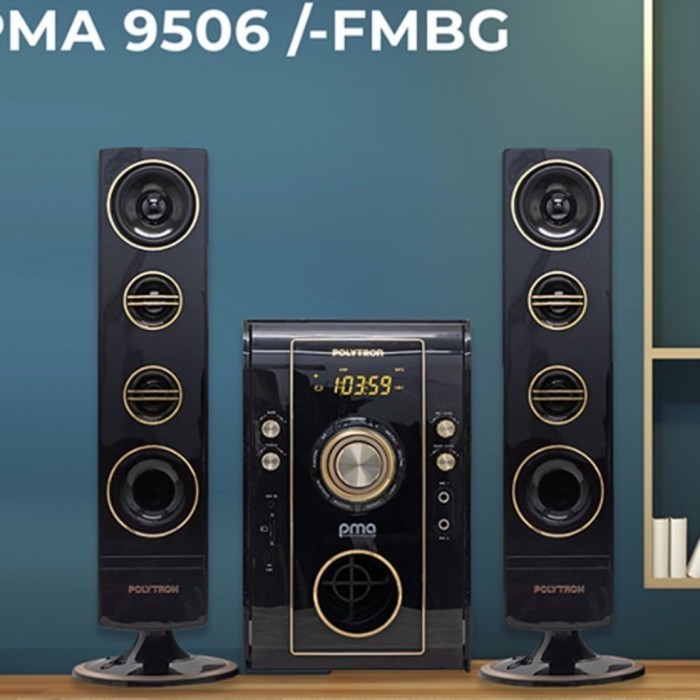 Jual Polytron Pma 9526 Bluetooth Speaker Multimedia Karaoke Shopee