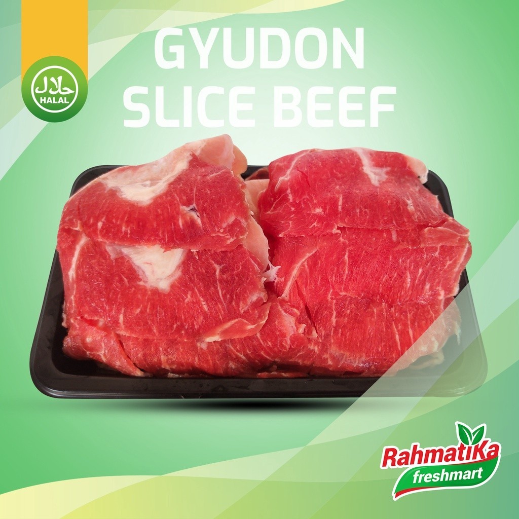 Jual Gyudon Slice / Beef Slices / Daging Sapi Gyudon Lokal 250 gram ...