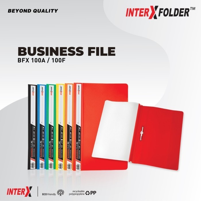 Jual Business file Hijau Interx BFX 100F - Map Snelhecter - Map Plastik F4 | Shopee Indonesia