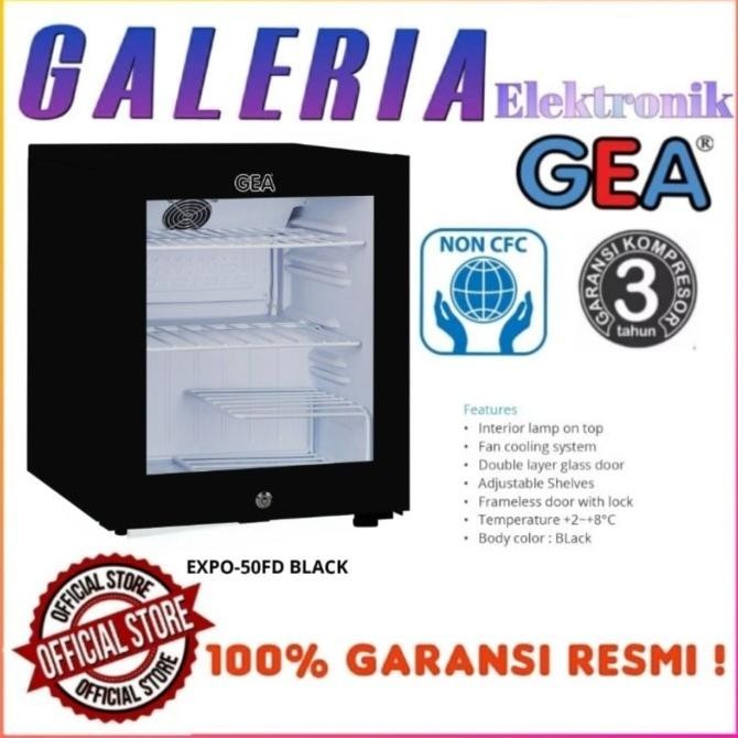 Jual Showcase Kulkas Minuman Display Cooler Portable Mini Gea Expo 50 ...