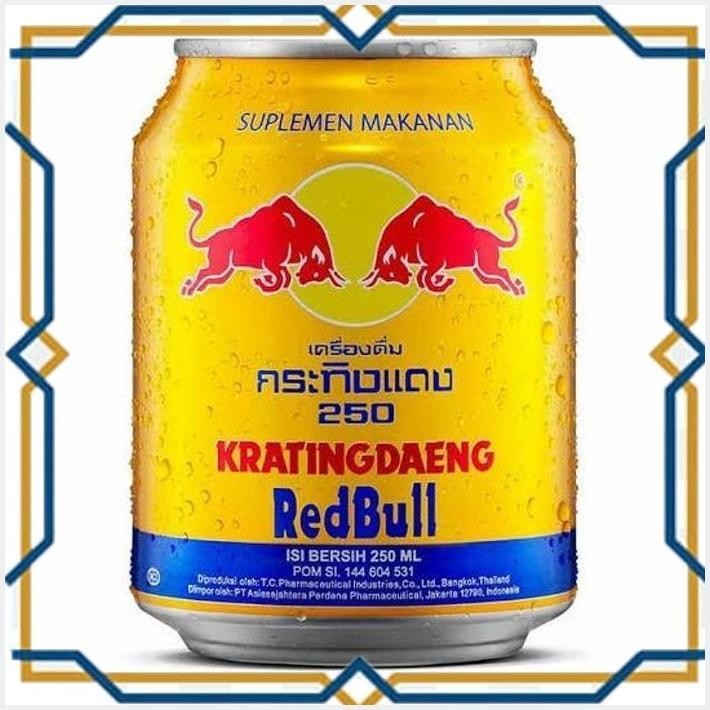 Jual [KGP] RED BULL GOLD ENERGY DRINK CAN 250 ML KALENG KRATINGDAENG ...