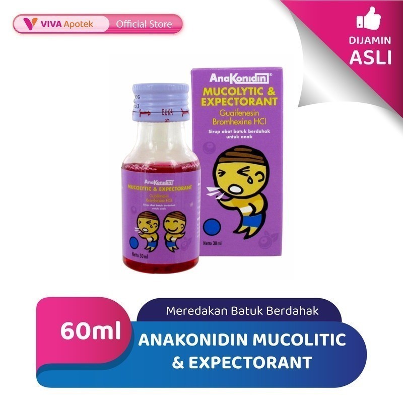 Jual Anakonidin Mucolitic & Expectorant Syr 60Ml | Shopee Indonesia