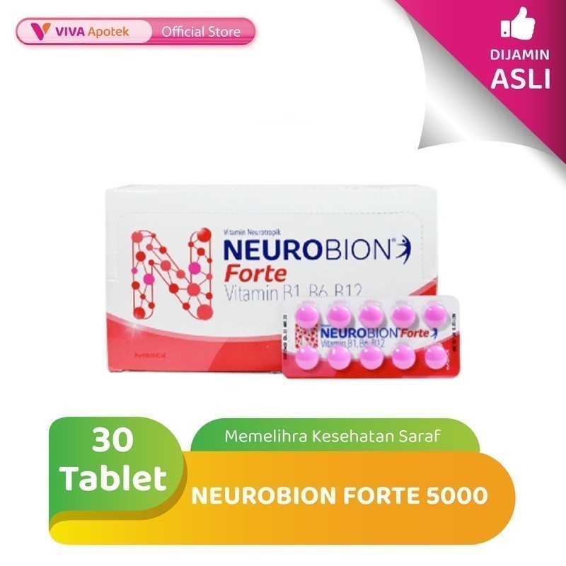Jual Neurobion Forte 5000 untuk Memelihra Kesehatan Saraf (30 Tablet ...