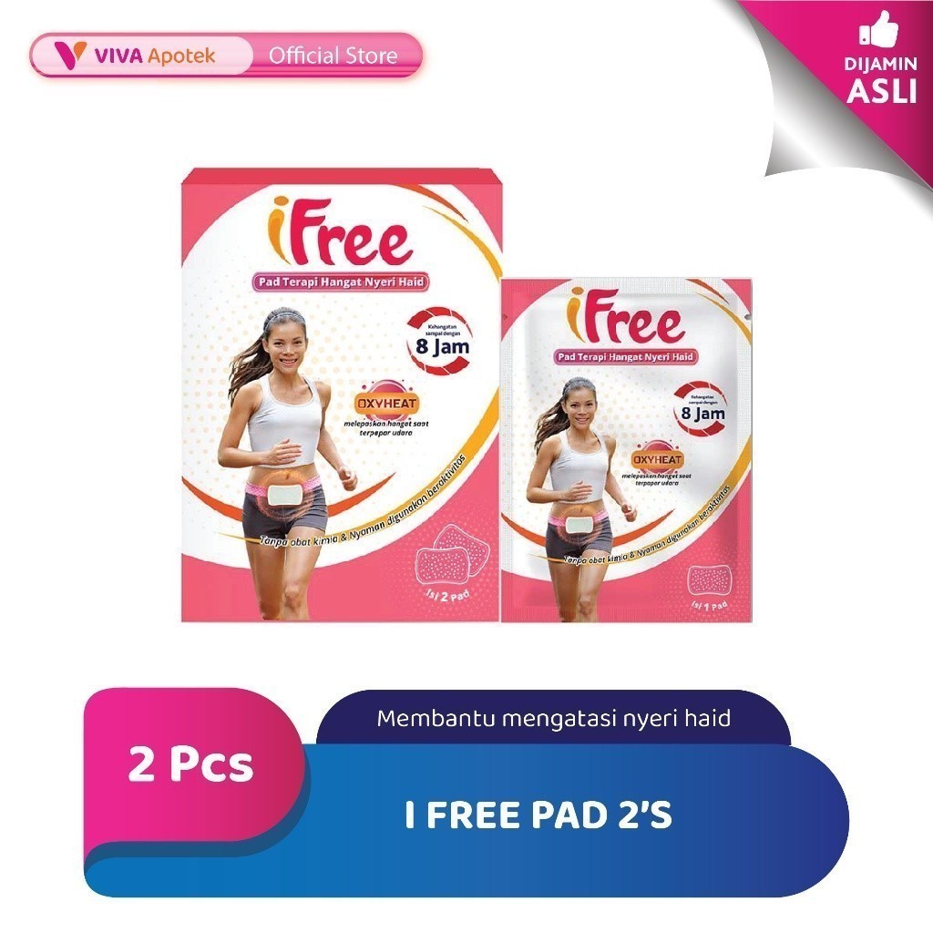 Jual Ifree Pad untuk Mengurangi Kram Perut / Nyeri Haid (2 Pads ...