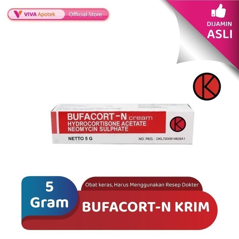 Jual Bufacort-N Krim / Infeksi Kulit / Gatal / Peradangan (5 Gram ...