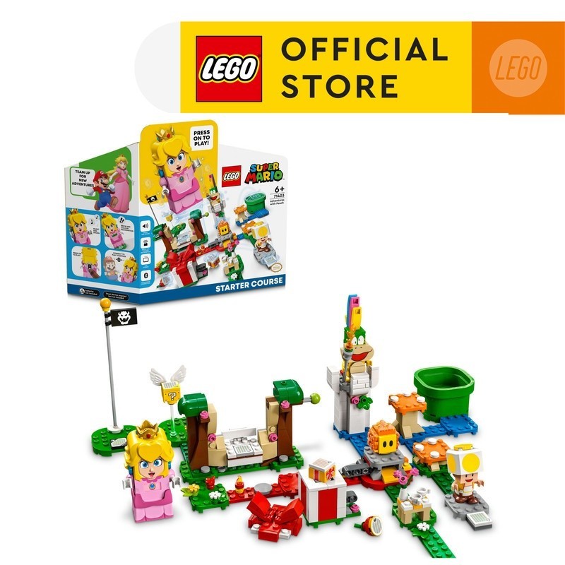 Jual LEGO Super Mario 71403 Adventures with Peach Starter Course ...