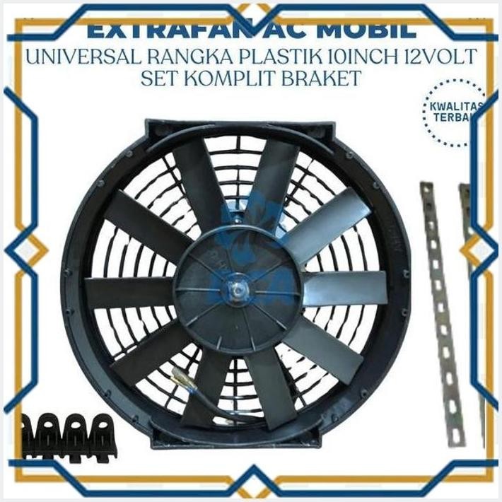 Jual [POH] EXTRA FAN KONDENSOR AC MOBIL UNIVERSAL RANGKA PLASTIK SET ...