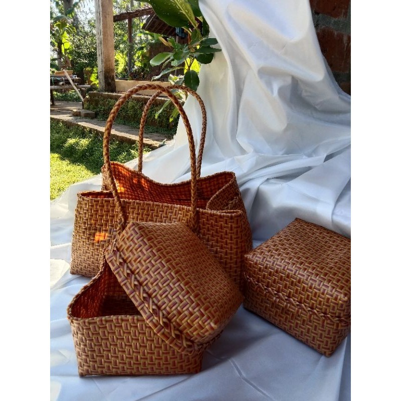 Jual set keben isi 2 anyaman jaly jaly model tinggi dan model pendek ...
