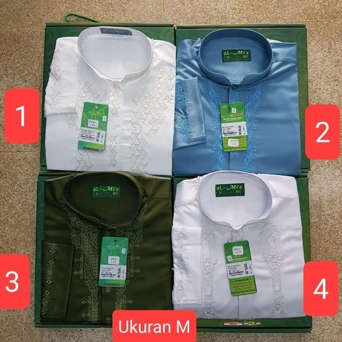 Jual Koko Al Mia Lengan Panjang Original Al-Mia Ukuran M Terbaik ...