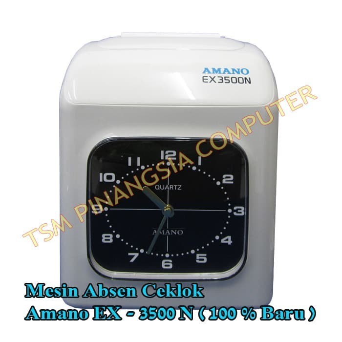 Jual Amano EX-3500 N Mesin Absen Ceklok - Mesin Absen Manual | Shopee ...