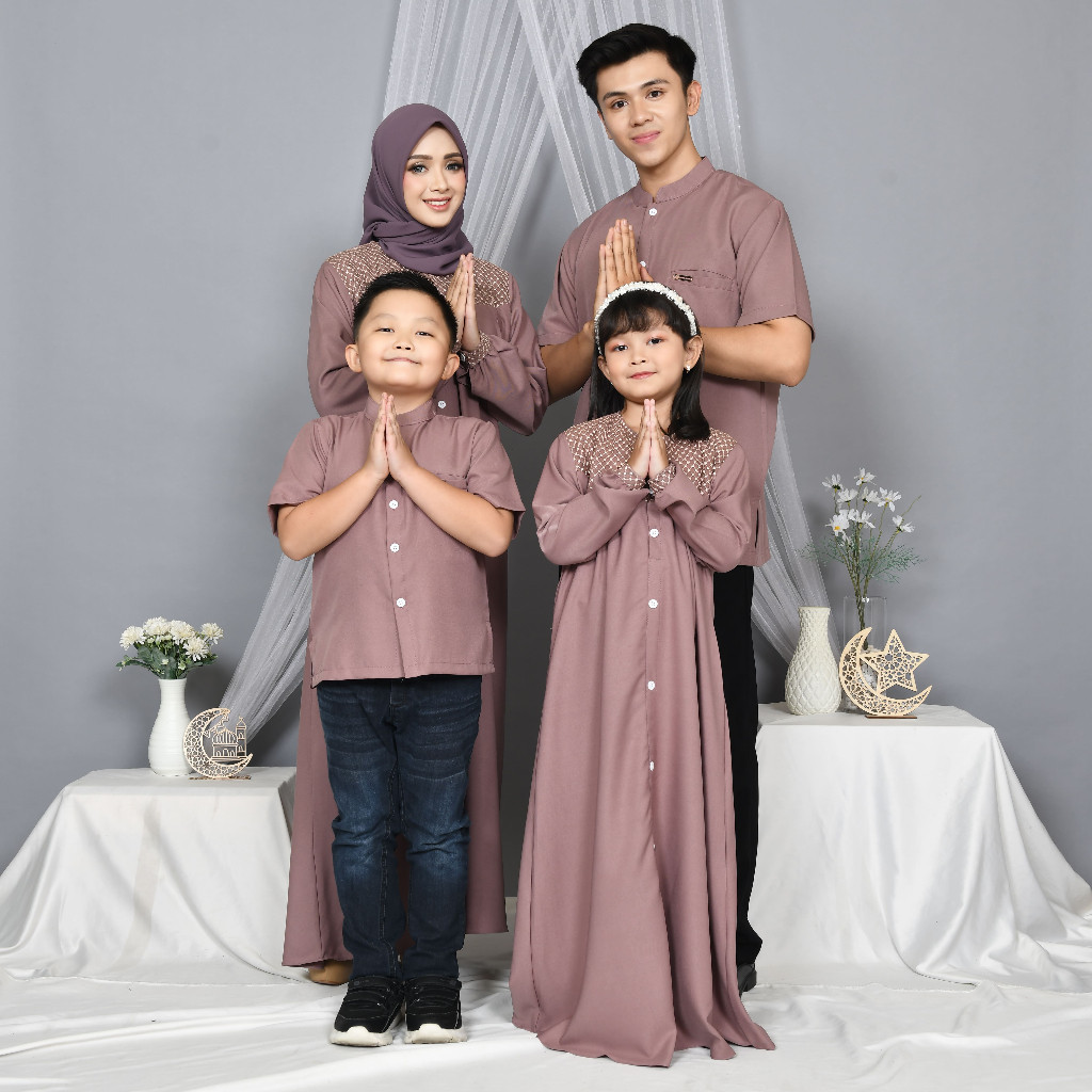 Jual DFF PART I !!! SALSA SARIMBIT COUPLE KELUARGA 2024 BAJU DRESS ...