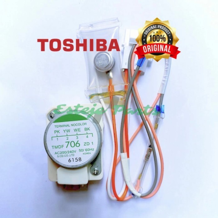 Jual Ready Timer dan Fuse Defrost Kulkas Thosiba Original | Shopee ...