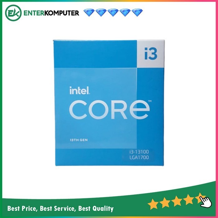Jual Processor Intel Core I3 13100 3.4Ghz Up To 4.8Ghz - [Box] Lga 1700 ...