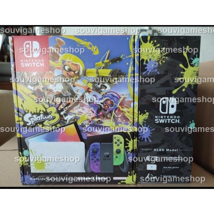 Jual Paling Murah !! Nintendo Switch Console Oled Splatoon 3 Edition ...