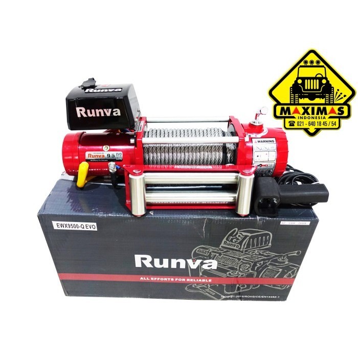 Jual Runva Ewx-9500-Q Evo (4,3 Ton) Gear Ratio 80:1 Super High Speed ...