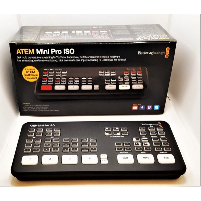Jual Blackmagic Design Atem Mini Pro Iso Hdmi Live Stream Switcher ...