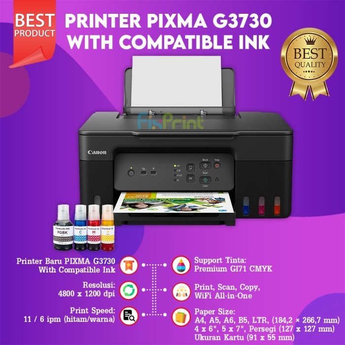 Jual Printer Canon G3010 G 3010 Print Scan Copy Wifi Ink Tank Tinta ...