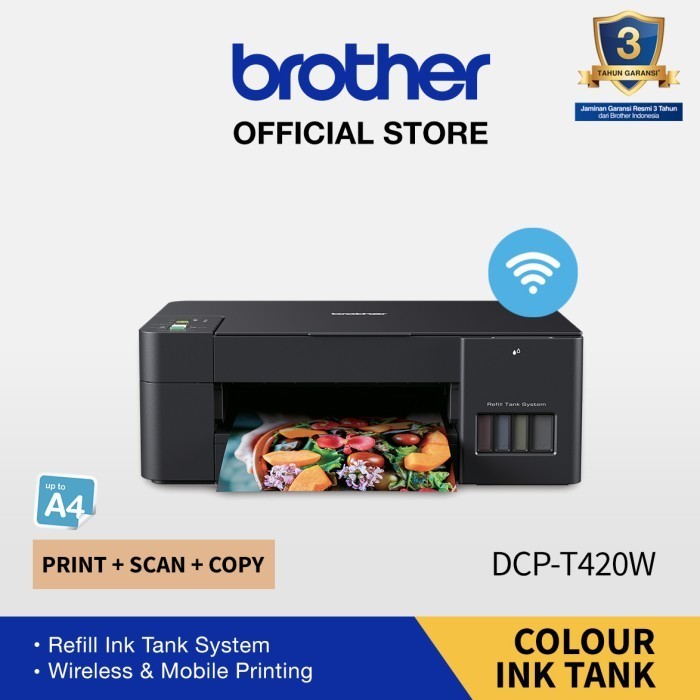 Jual Brother Printer Dcp T420W T420 Wireless / Print / Scan / Copy ...