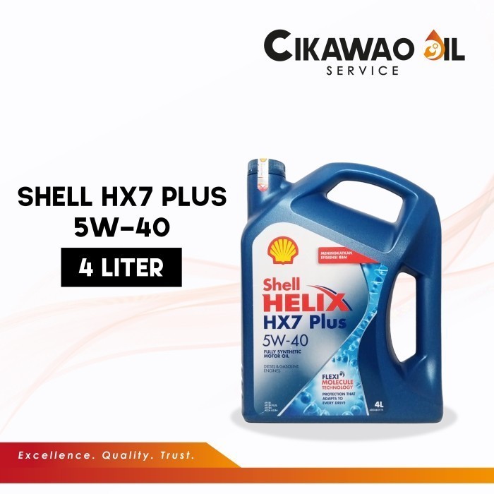 Jual HARGA DISC - Oli Mesin Shell Helix HX7 / HX 7 Plus 5W-40 4 Liter ...