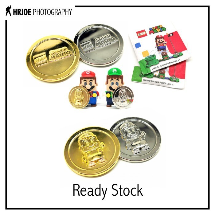 Jual Lego Super Mario VIP Exclusive Gold and Silver Coin ( RARE ...