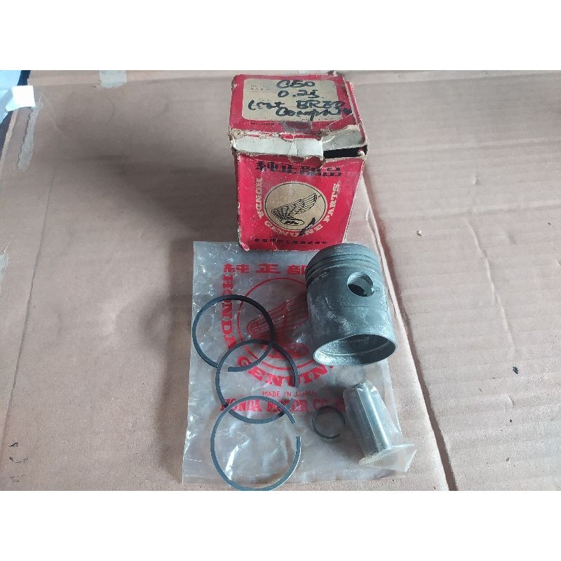 Jual Piston Seher Kit Honda CS50 SS50 OS 0.25 original baru japan | Shopee Indonesia