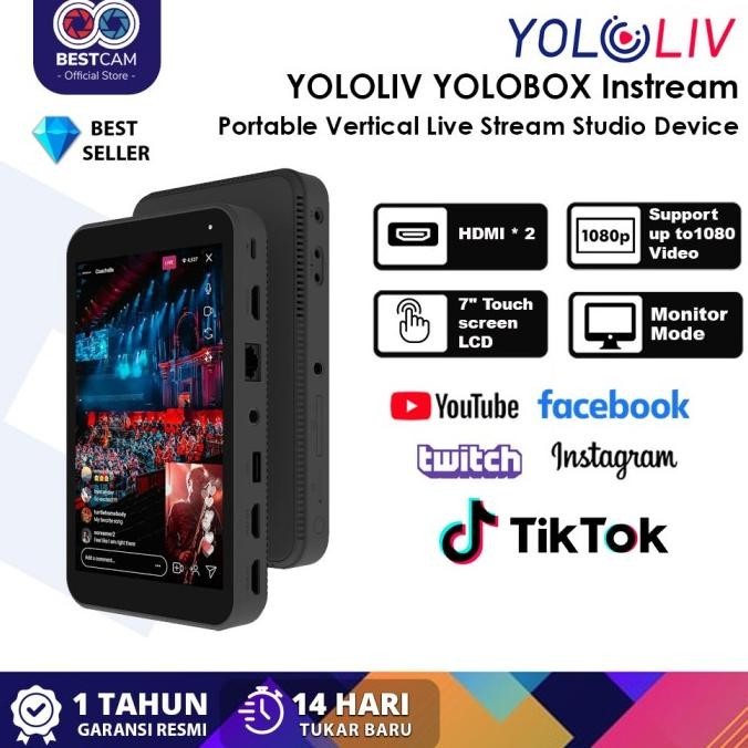 Jual Yolobox Instream Portable Vertical Live Stream Studio Device | Shopee Indonesia