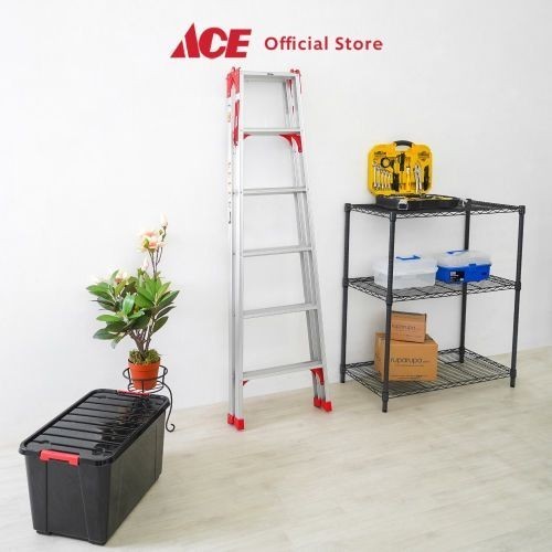 Jual Ace - Fixsteps Tangga Aluminium 2 In 1 6 Step | Shopee Indonesia