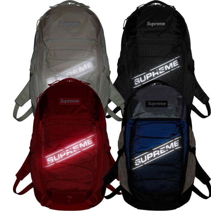 Jual Supreme Backpack Reflective Logo Authentic | Shopee Indonesia
