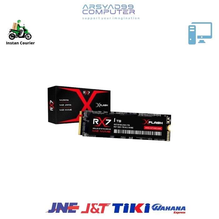 Jual SSD RX7 M.2 NVME/ M2NVME 1TB RESMI (GARANSI 3 TAHUN) | Shopee ...