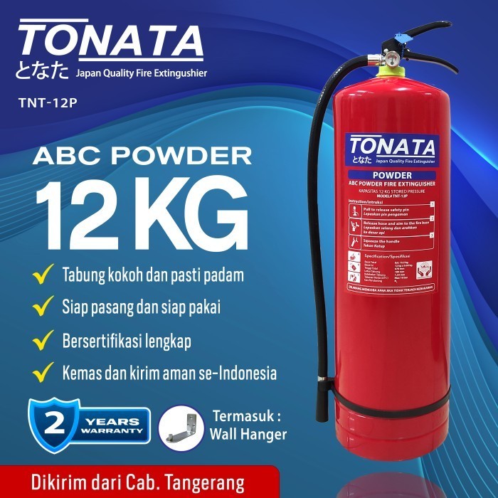 Jual Apar 12Kg Tonata / Abc Powder / Set Komplit | Shopee Indonesia