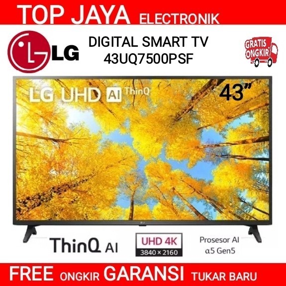 Jual Led Tv Lg 43Inch Digital Tv Smart Tv Uhd 4K Baru Bergaransi Resmi ...