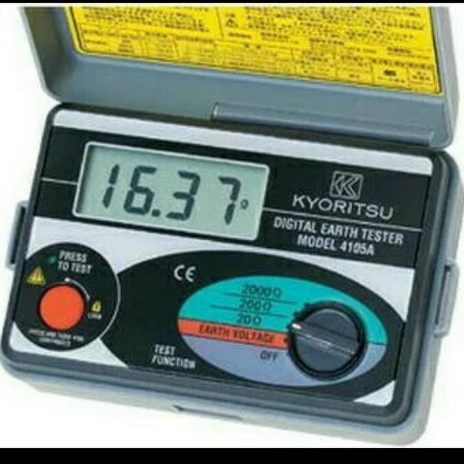Jual Grounding Digital Earth Tester Kyoritsu Type 4105A / Alat Pengukur ...