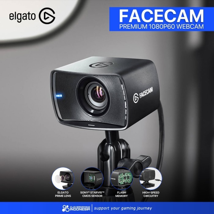 Jual Elgato Facecam - Fhd 1080P 60 Fps Streaming Premium Gaming Webcam ...