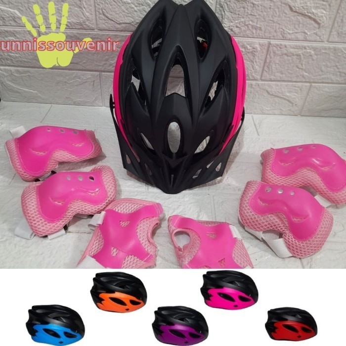Jual Helm Sepeda Anak / Helm Sepatu Roda Anak Variant Warna Pink ...