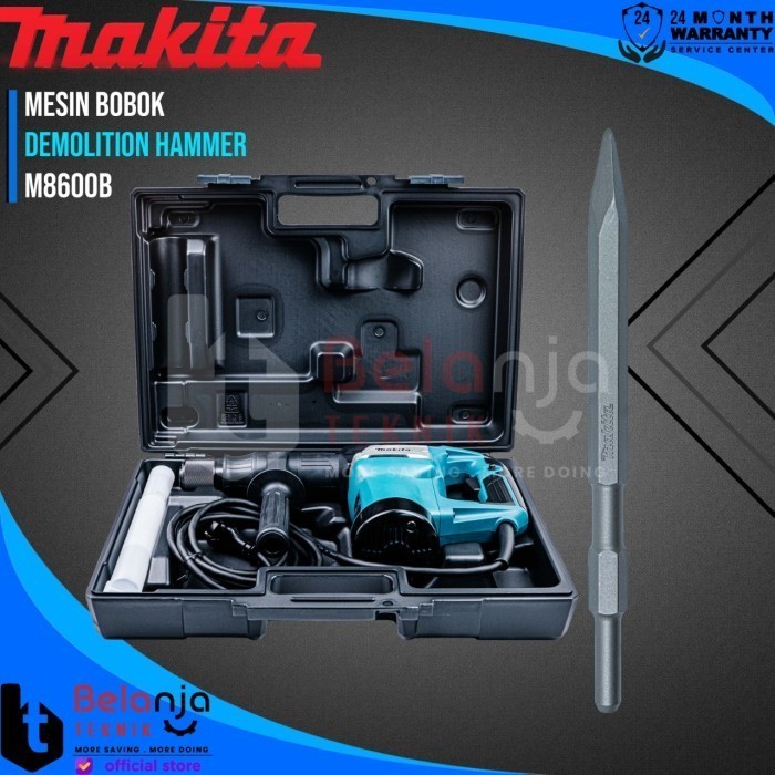 Jual Makita Mt Mesin Bor Bobok Beton M8600B Demolition Jack Hammer M 8600 B | Shopee Indonesia