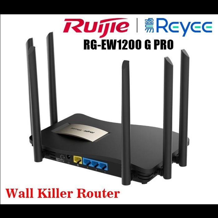 Jual New!!! RUIJIE Router REYEE RG-EW1200G PRO 1300M Dual-band Gigabit ...