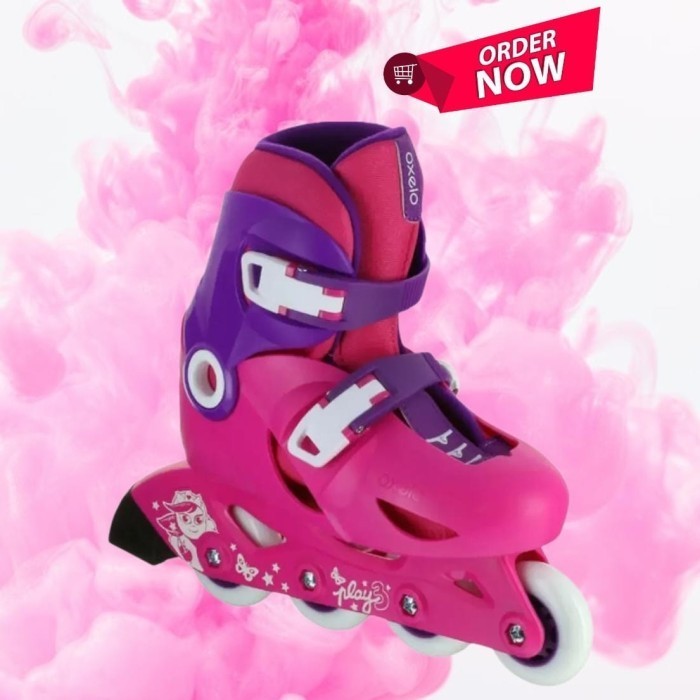 Jual Inline Skate Oxelo Sepatu Roda Anak Pemula Play 3 Decathlon ...